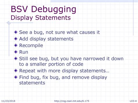 Debugging Bsv And Typeclasses Constructive Computer Architecture Ppt
