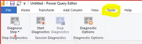 Solved How To Enable The Tools Ribbon In The Pq Microsoft Fabric