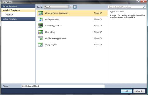 Application Form Windows Form Application