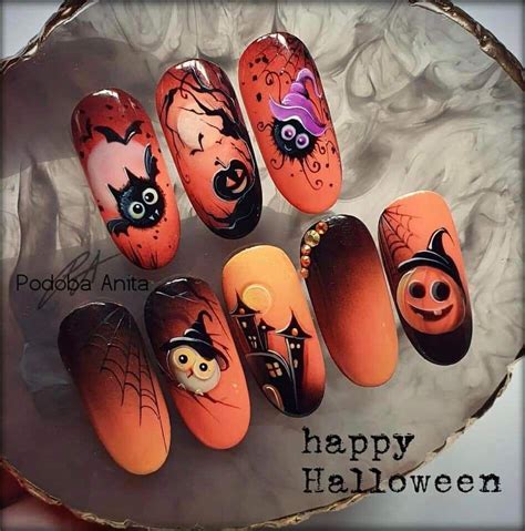 Pin By Xhadani Scaru On Uñas Halloween Halloween Nail Art Pop Art