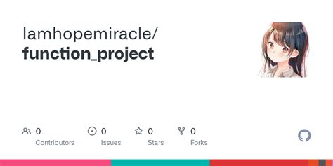 Github Iamhopemiraclefunctionproject