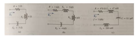 solved for the three circuits shown below determine the