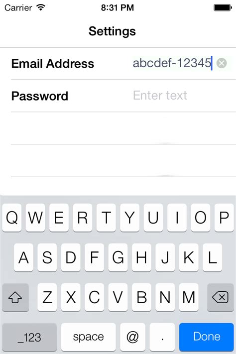 ios uitextfield s text doesn t move to left after it s filled as i