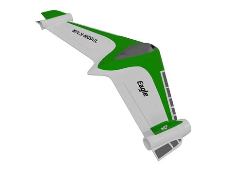 Xfly Eagle 40mm Edf Flying Wing Without Txrxbatterygyro Green Xf115p G
