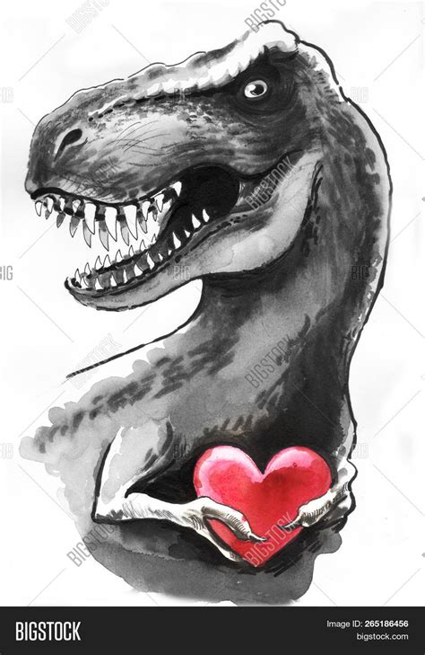 Scary T Rex Dinosaur Image And Photo Free Trial Bigstock