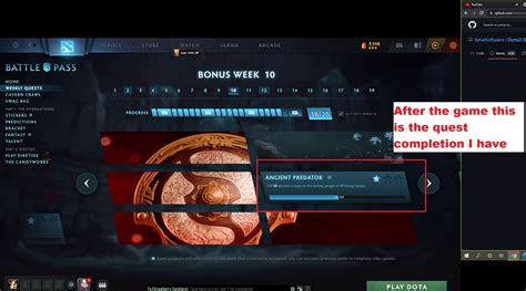 Ancient Predator Bonus Week 10 Quest Does Not Track Ancient Creeps