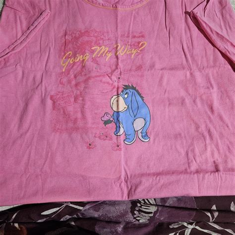 Disney Eeyore Pink Shirt Size 3x 22w 24w Early Depop