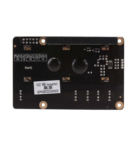 LCD Display X RGB On Black LCD Pi HAT With KeyPad
