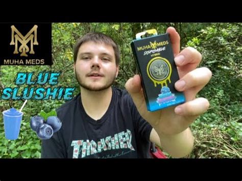 Blue Slushie Muha Meds Disposable Review Youtube