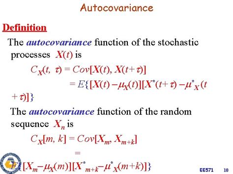 Part 4 Classification Of Random Processes Huseyin Bilgekul