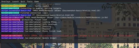 Qb Adminmenu Client Client Lua Attempt To Call A Nil Value Field Firsttoupper