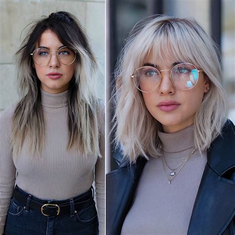 Fringe Bangs With Glasses