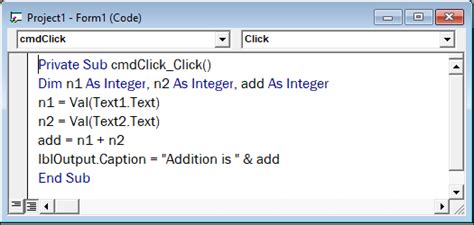 NJ Design HOW TO CALCULATE ADDITION TWO NUMBER S USING VB PROGRAMMING