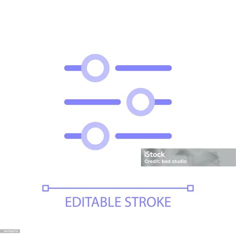 필터 버튼 픽셀 완벽한 색상 선형 Ui 아이콘 균형에 대한 스톡 벡터 아트 및 기타 이미지 균형 그래픽 사용자 인터페이스 누름 버튼 Istock