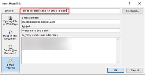 Automatically Formatting A Mailto Link In An Outlook Email One Minute Office Magic