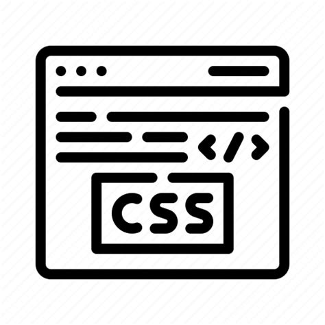 Css Web Technology Software Browser Development Programming Icon