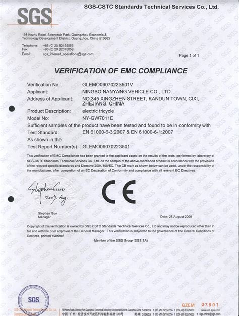 Ce Certificate Template