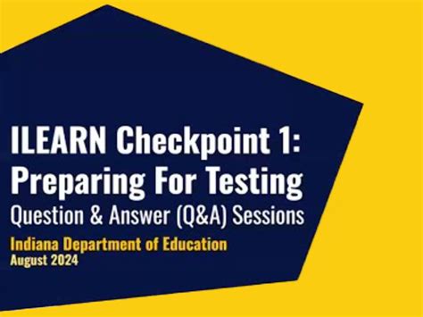 Learning Lab ILEARN Checkpoint Data Q A Recording