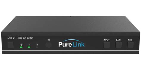 Purelink Mvs 21 4k60 Hdmi Switch With Motore Up Down Scaling Audio De Embed And Multiview