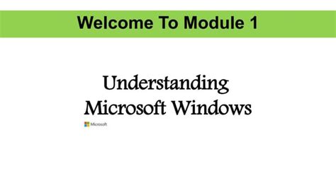 module 1 ppt operating systems computer software and applications