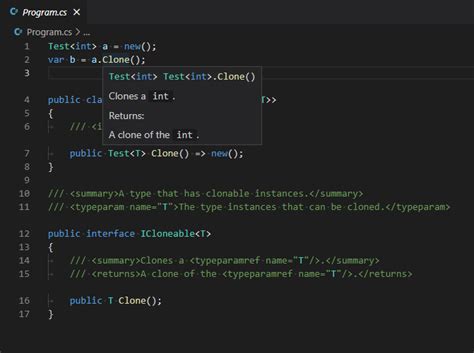 Bug Xml Docs Generics`inheritdoc``typeparamref` · Issue 54069