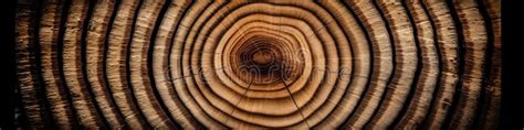 Beautiful Tree Rings Texture Background Pattern Generative AI Stock Illustration Illustration