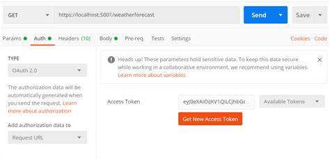 Postman Cannot Access Aad Protected Core 31 Restapi 401