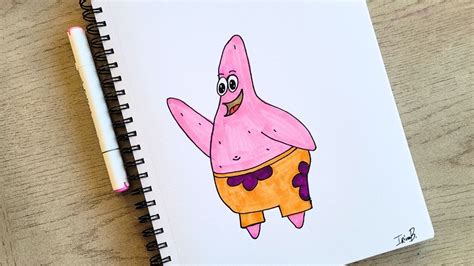 How To Draw Patrick From Spongebob Drawing Youtube
