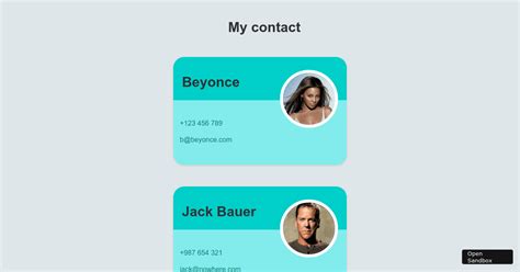 React Props Practice Codesandbox