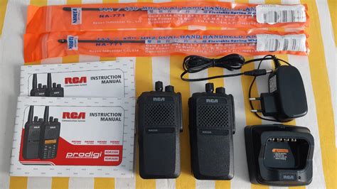 Sada Profi Digitálních Voděodolných Radiostanic Rca Prodigi Rdr3500v