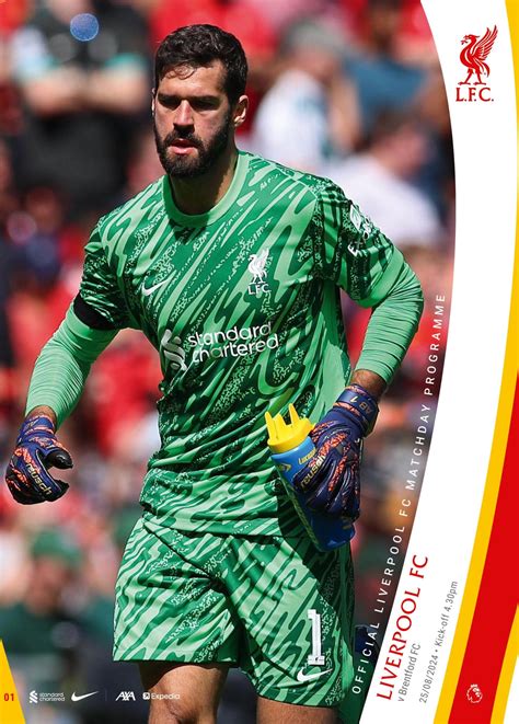 Get Your Liverpool V Brentford Matchday Programme Liverpool Fc