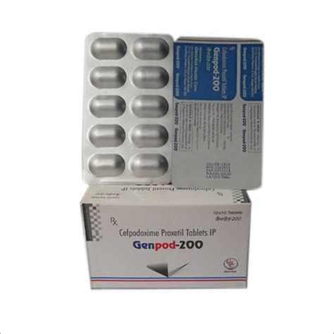 Cefpodoxime Proxetil Tablets Ip Genpod 200 General Medicines At Best Price In Delhi Cytonova