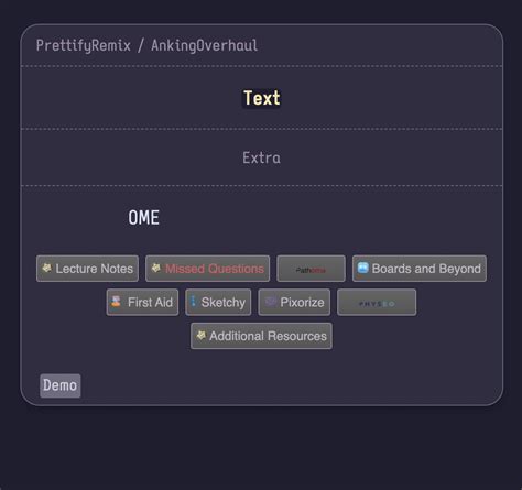 GitHub AnubisNekhet PrettifyRemix Templates For Anki