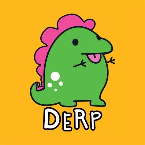 Derpy Dino T Rex T Shirt Teepublic