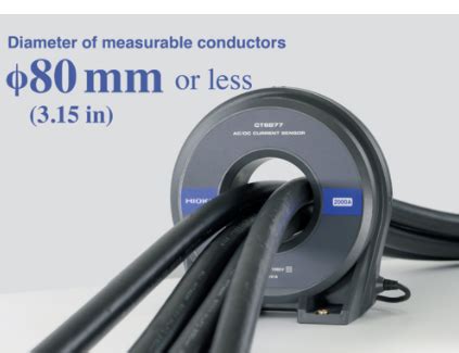 Hioki Ct6877 단종 대체모델 Ct6877a Acdc 전류 센서 2000a Acdc 케이블길이 3m