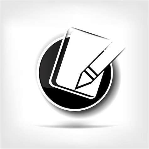 Premium Vector Notepad Web Icon