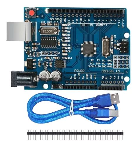 Uno R3 Smd Tecneu Con Cable Usb Compatible Con Ide Arduino Envío Gratis