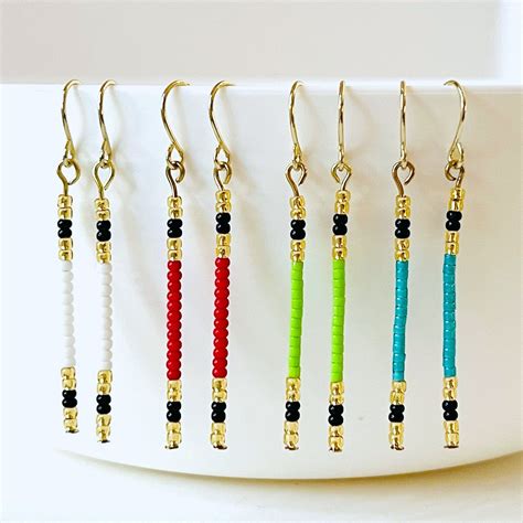 Beaded Dangle Earrings Artofit
