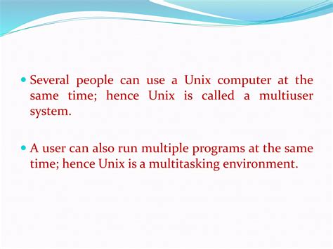 Unix Operating System Architecture With File Structure Pptx