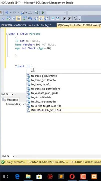 37 Sql Server Sql Check Constraint Youtube