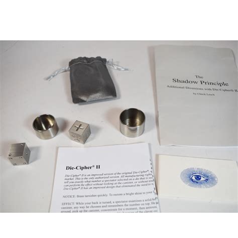 die cipher ii stainless steel with esp die addition brand new