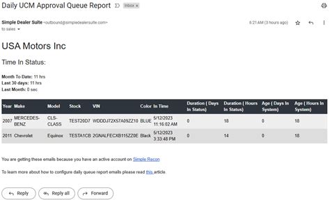 [howto] configure daily queue report emails simple recon