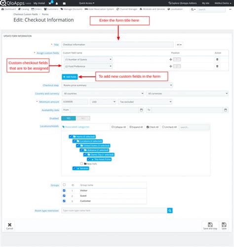 Qloapps Checkout Custom Fields Blog Qloapps