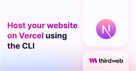 How To Deploy A Thirdweb Application To Vercel