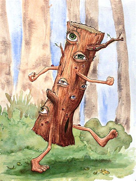 Limited Edition Archival Art Print Tree Man Etsy UK