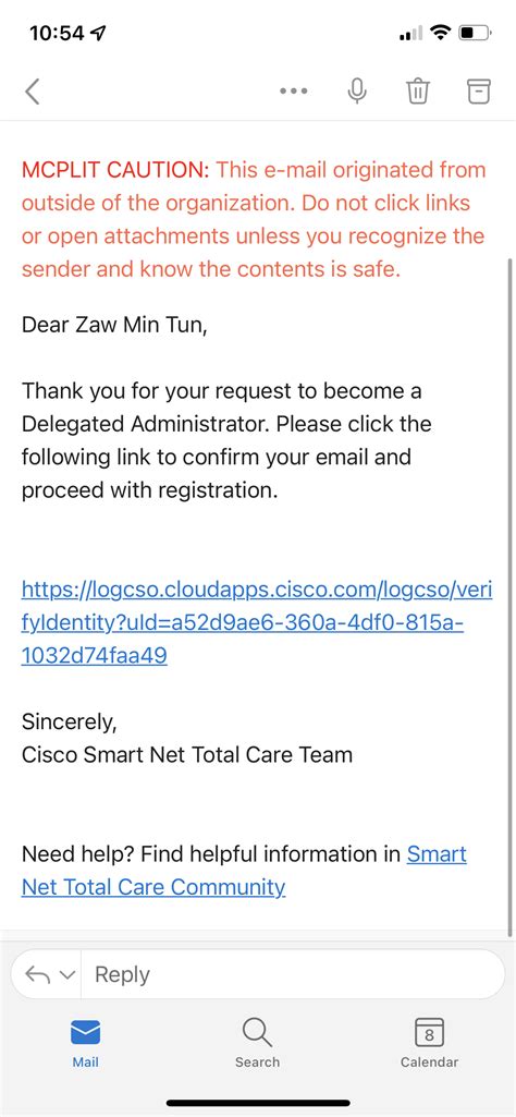 Verification Link In Your Email Has Expired Cisco Community