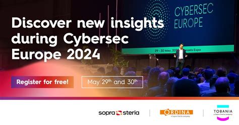 Tobania On Linkedin Cyberseceurope Soprasteriabenelux Ai Cybersecurity Jaarbeurs…