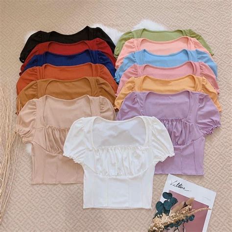 Princess Puff Top Womens Fashion Tops Blouses On Carousell