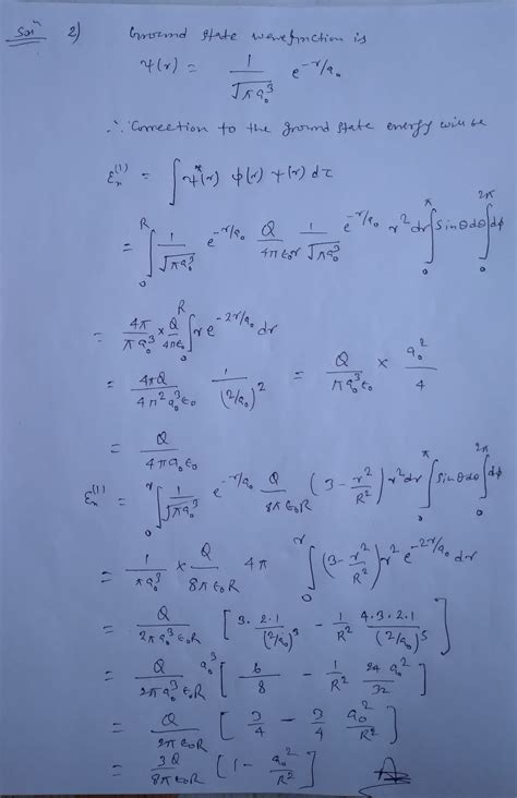 [solved] 2 Using First Order Perturbation Theory Determine The
