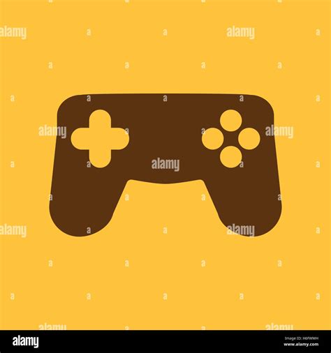The Gamepad Icon Game Symbol Flat Vector Illustration Stock Vector Image And Art Alamy